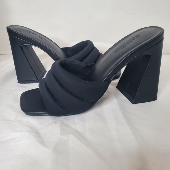 Open Edit | Shoes | Open Edit Chunky Foam Heeled Open Toe Sandals Size ...